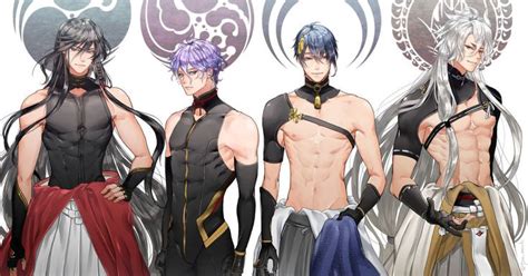 歌仙私は特に君の「雅」について酒と共に語りたいね何そのエロいインナー アニメ 男性 ハンサムなアニメの男 兼定
