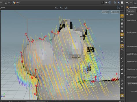 split tangent and normal velocity for sdf general houdini questions