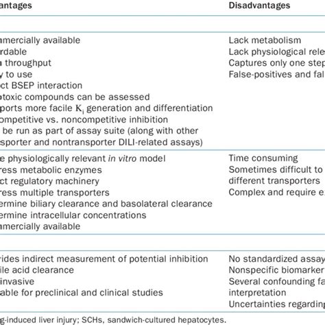 Typical In Vitro Bsep Inhibition Assay Conditions Download Table