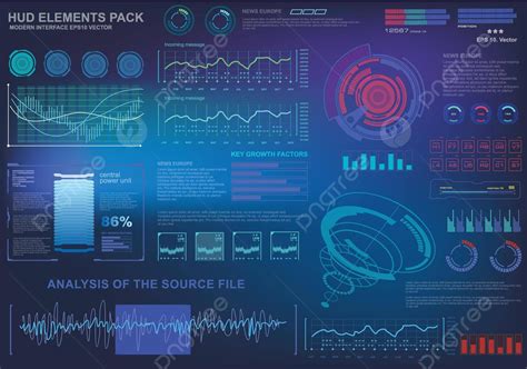 Futuristic Virtual Graphic Touch User Interfacetarget Vector Panel Hologram Vector Vector