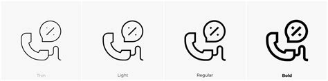 Chatbot Icon Thin Light Regular And Bold Style Vector Image