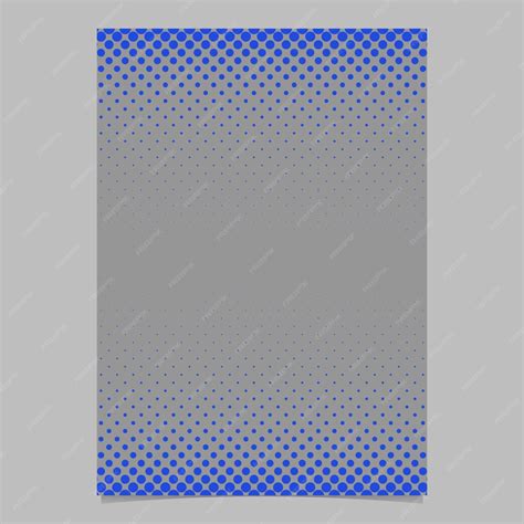 Free Vector Color Abstract Halftone Circle Pattern Card Template Vector Flyer Background