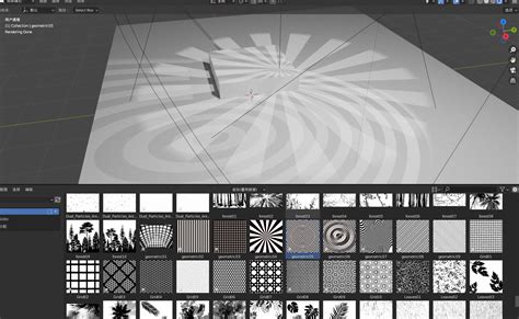 Blender资产 图案光阴影贴图灯光贴图灯光资产灯光插件照明插件gobos Light Textures V1 Gobos Light Texturesv2 最新版v2 1 Blender布的