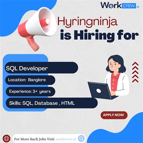 Workcrew On Linkedin Jobopportunity Sqlexperts Sqldeveloperjobs