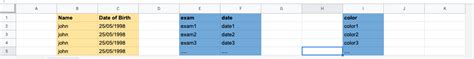 Javascript How Do I Extract Specific Columns From Google Sheets To Google Doc Using Google
