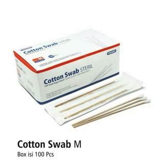 Jual Cotton Swab M Medium Onemed Kapas Lidi Lidi Kapas Indonesia Shopee Indonesia