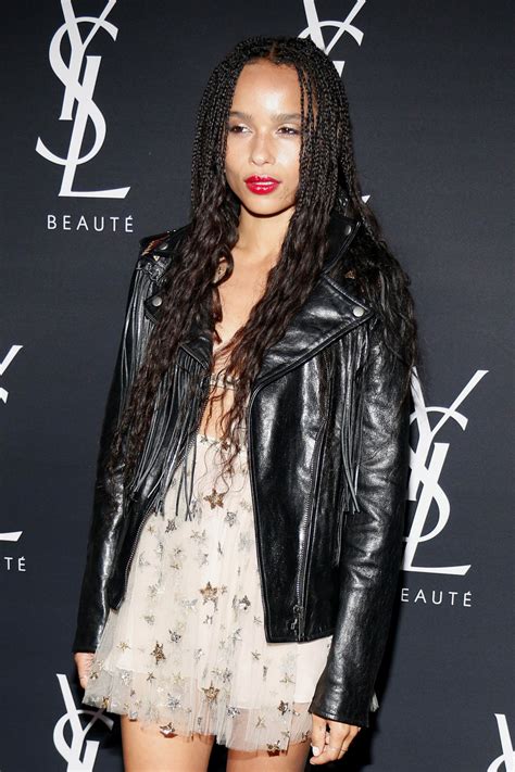 Zoë Kravitz At The Yves Saint Laurent Beauty Event Tom Lorenzo