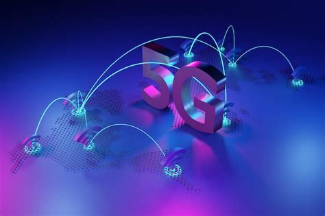 Premium Photo 5g Network Concept Highspeed Internet Network Wireless