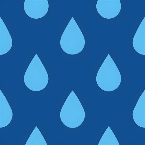 Water Drop Pattern Vector Art Graphics Illustration Premium Ai