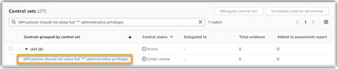 Contoh AWS Audit Manager Kontrol AWS Audit Manager