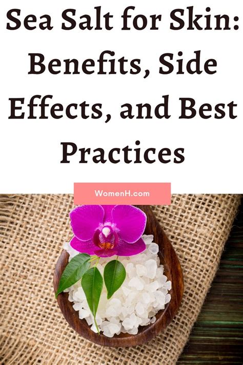 Sea Salt For Skin Benefits Sides Effects And Best Practices Sea