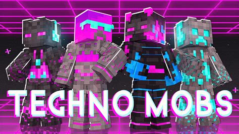 Techno Mobs By 2 Tail Productions Minecraft Skin Pack Minecraft
