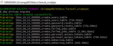 Membuat Crud Dengan Ajax Di Laravel 8 Zaiwebid