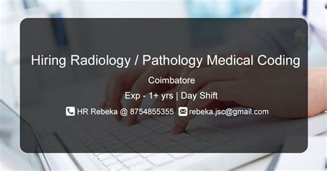 hiring radiology medical coding and pathology medical coding medical