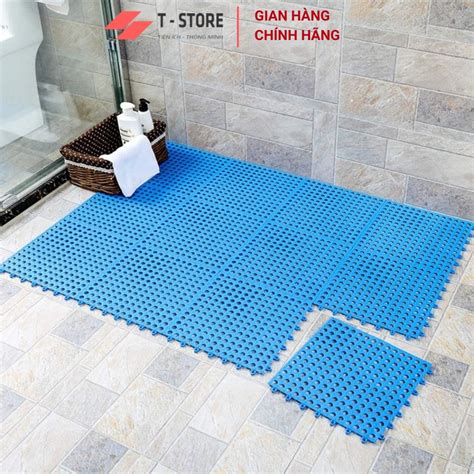 Tấm Thảm Nhựa Ghép Chống Trơn Trượt Sienna Lót Sàn Chống Trơn Nhà Tắm