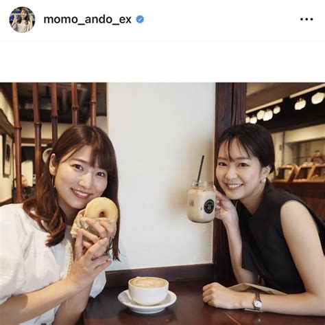テレ朝・安藤萌々アナ、下村彩里アナとの笑顔満点2ショがカワいすぎ！「素敵な写真」とファンも太鼓判 スポーツ報知