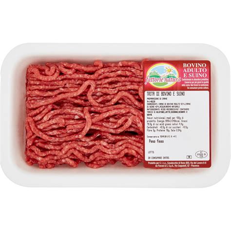Bovino E Suino Misto Macinato FATTORIE NATURA G Coop Shop