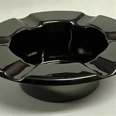 One Piece Group Buy 6 Pack Black Nickel Plated Ashtrays Stinkycigar