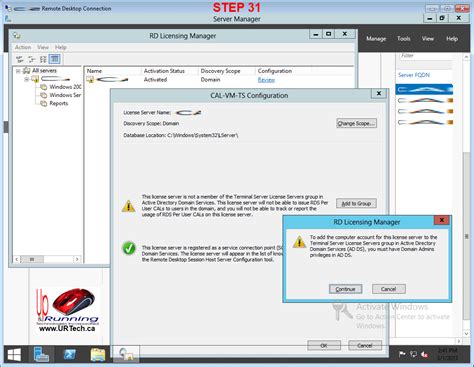 solved 1 hour to install and configure a single server rds remote