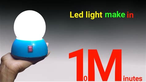 How To Make Led Light 100 Workhome Made Led Light In 10 Minutesth