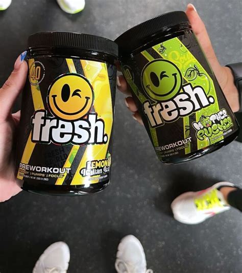 Fresh Supps Pre Workout Great Flavors Effective Formula Amazing Artwork