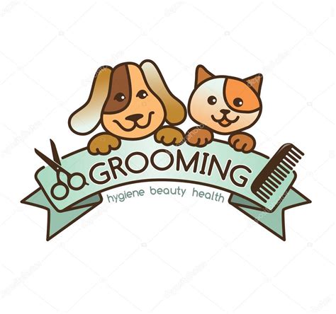 Grooming Logo Stock Vector By ©pinkkoala 79871018