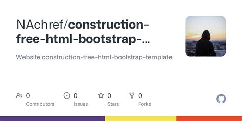 Github Nachrefconstruction Free Html Bootstrap Template Website Construction Free Html