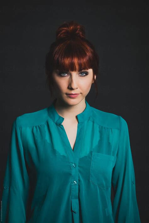 Young Woman With Red Hair By Stocksy Contributor Jen Grantham Stocksy