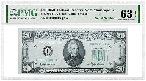 Pmg Certified Us Notes With Desirable Fancy Serial Numbers Offered In