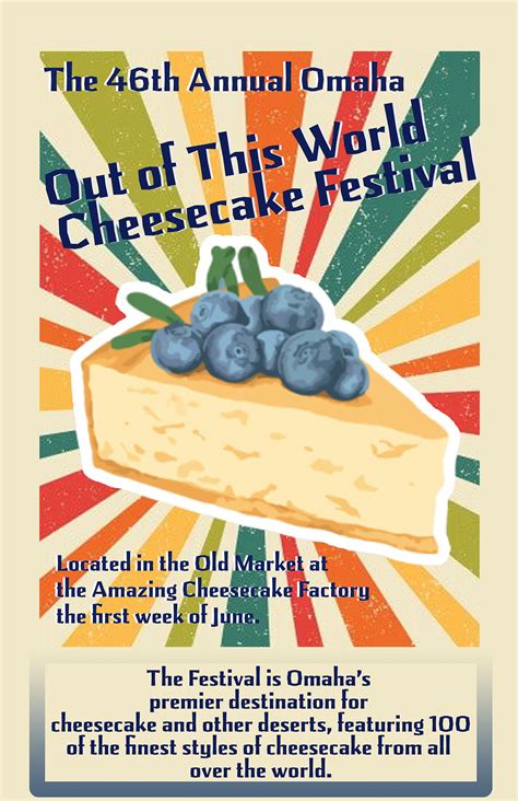 Retro Cheesecake Poster Behance