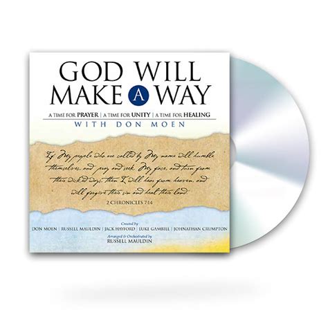 God Will Make A Way A Worship Musical Don Moen Store