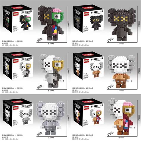 Linkgo Connection Building Block Kaws Mini Shopee Malaysia