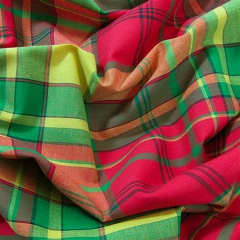 Madras Fabric Etsy