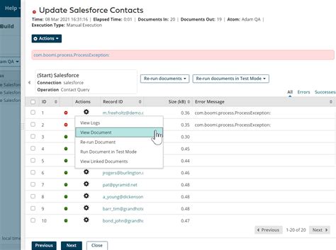 article how to get integration process execution details with the