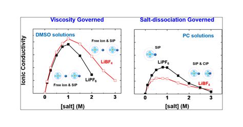 Ionic Conduction And Speciation In Lipf6 And Libf4 Dimethyl Sulfoxide