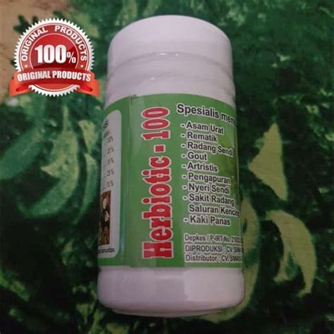 Jual Herbiotic 100 Original Di Seller Owl Store Cengkareng Timur