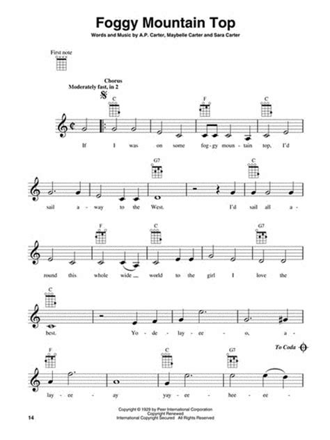 Bluegrass Songs For Ukulele By Various Ukulele Sheet Music Sheet