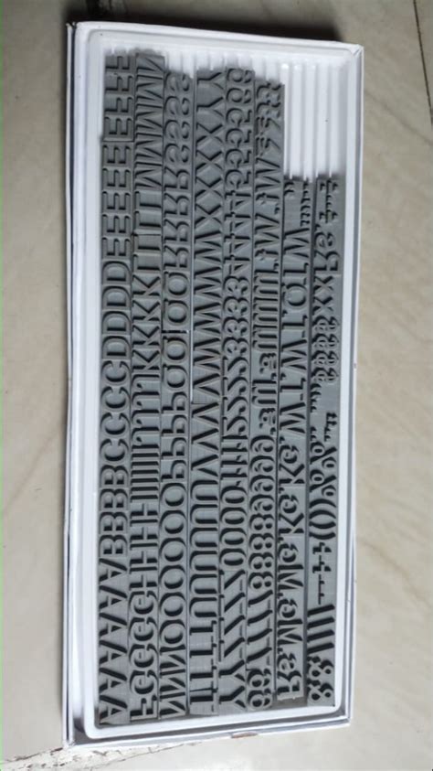 Handy Coder Machine Rubber Letters Box At ₹ 600box Apartment Letter