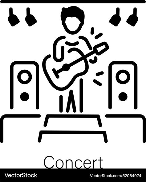 Concert Royalty Free Vector Image Vectorstock