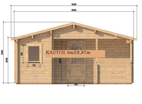 Oikosdecor Kastos 53m2 13500 € Ξυλινο σπιτι με ενισχυμενη ξυλεια