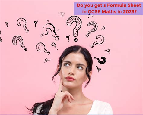 Gcse Maths Formula Sheet 2023