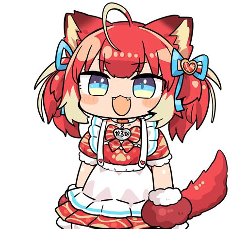 Safebooru 1girl 3 Akami Karubi Animal Ears Animal Hands Apron Blonde