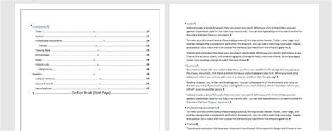 How To Use Section Breaks To Control Formatting In Word