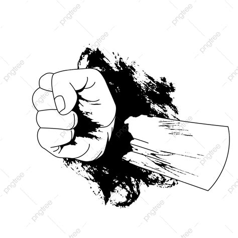잉크 주먹 일러스트 주먹 손 꽉 쥔 주먹 Png 일러스트 및 Psd 이미지 무료 다운로드 Pngtree