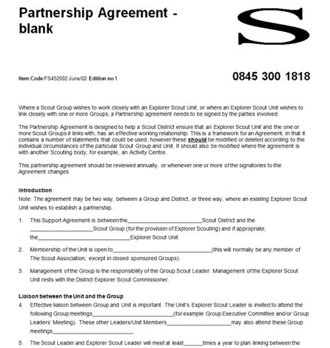 14 Customizable Partnership Agreement Templates In Ms Word