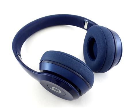 Beats By Dr Dre Solo Wired Headphones Blue Mhbj Am A Ebay