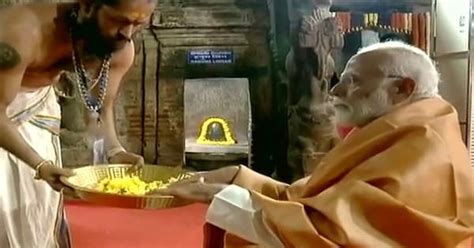 Ahead Of Ayodhya Event Pm Modi Visits Historic Ramayana Site In Andhra