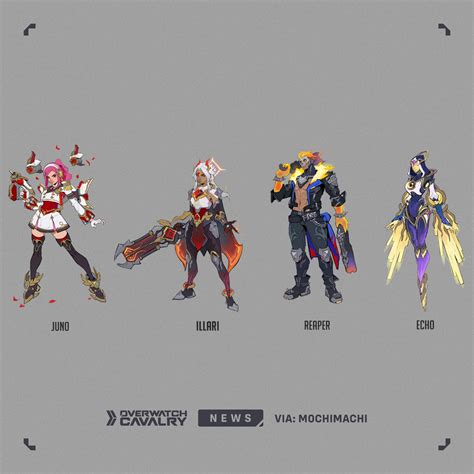 [ow2] 将来リリースされるかもしれないblizzard公式による新たなコンセプトスキンまとめ D3watch
