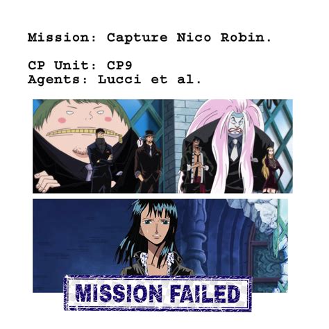 Spoilers Every Cipher Pol Mission Ever R Onepiece
