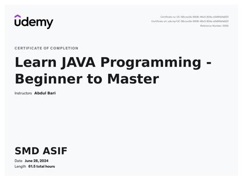 Shaik Mahammad Asif On Linkedin Javaprogramming Coursecompletion